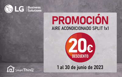 20€ de DTO. en 1x1 de LG - Tu Clima S.L.